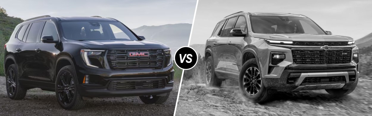 2025 GMC Acadia vs 2025 Chevrolet Traverse near Austin, TX - Steele GMC ...