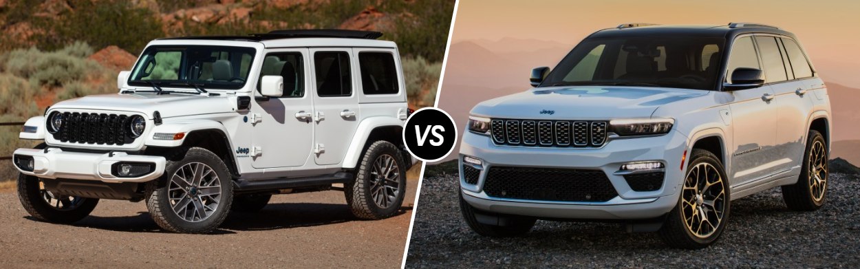 2025 Jeep Wrangler 4xe vs 2025 Jeep Grand Cherokee 4xe near Anaheim, CA ...